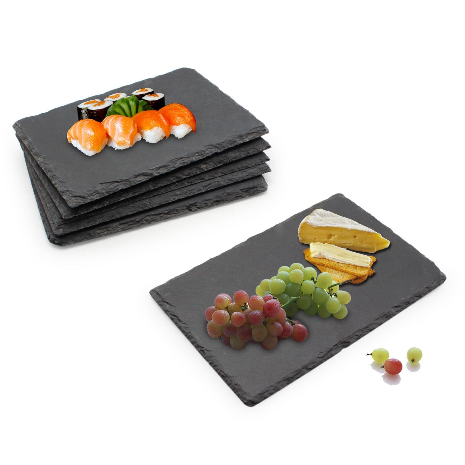 Slate Tapas Sushi Cheese Board Restaurant Dining Serving Plate Platter ...